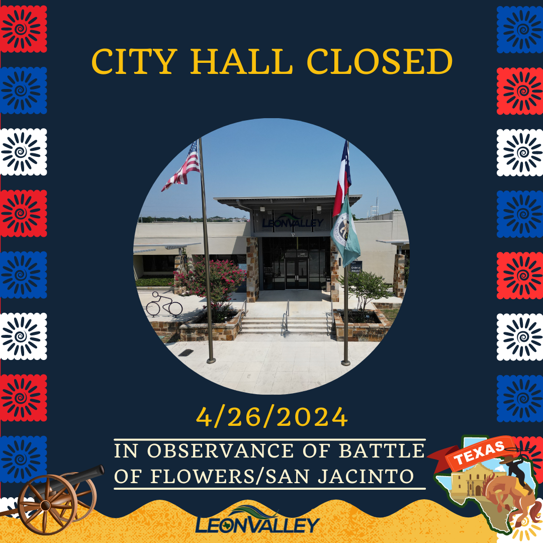 City Hall Closed | Leon Valley Texas