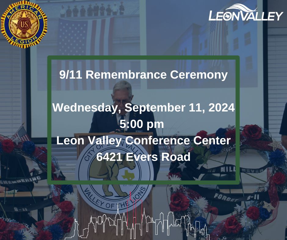 September 11 Ceremony | Leon Valley Texas