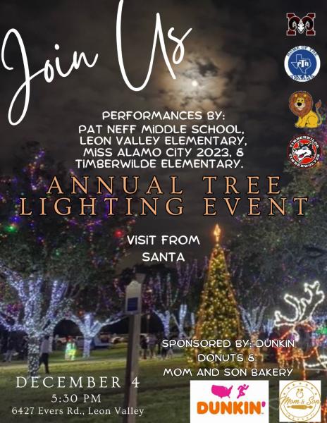 Christmas Tree Lighting | Leon Valley Texas