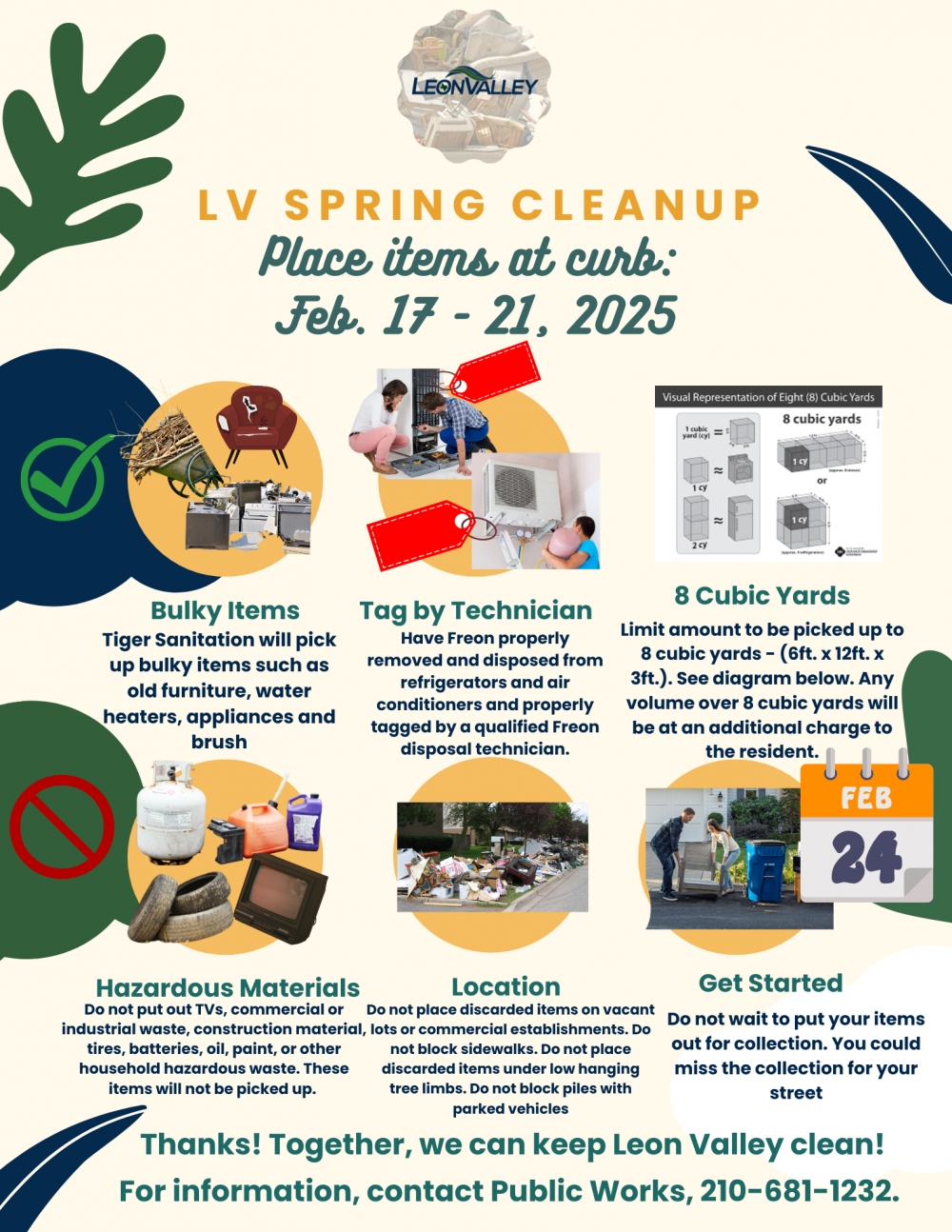 LV Spring Clean-up Week | Leon Valley Texas