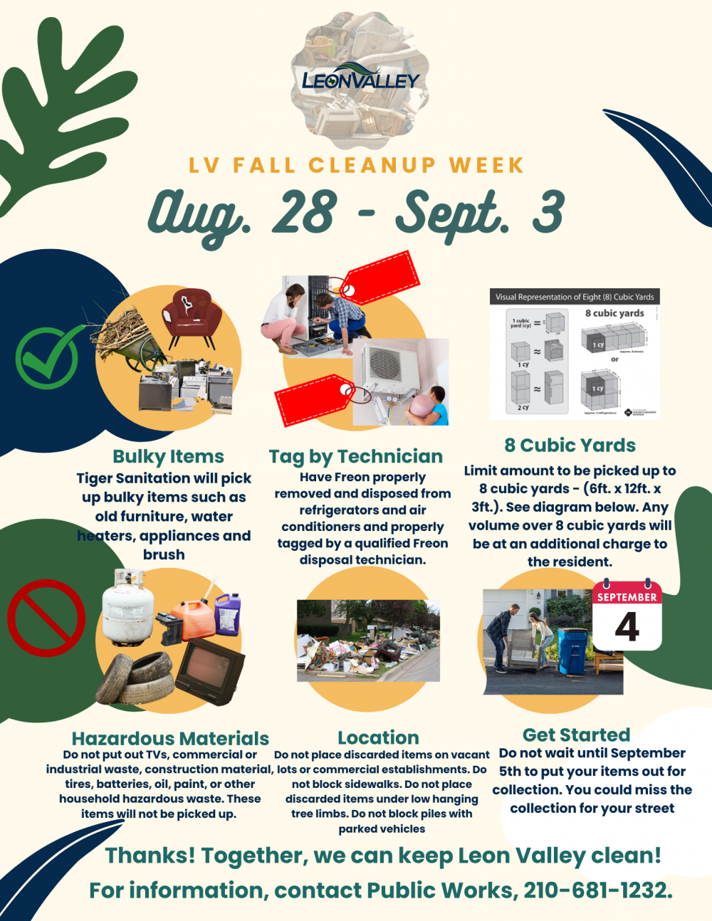 Fall Clean-Up Week | Leon Valley Texas